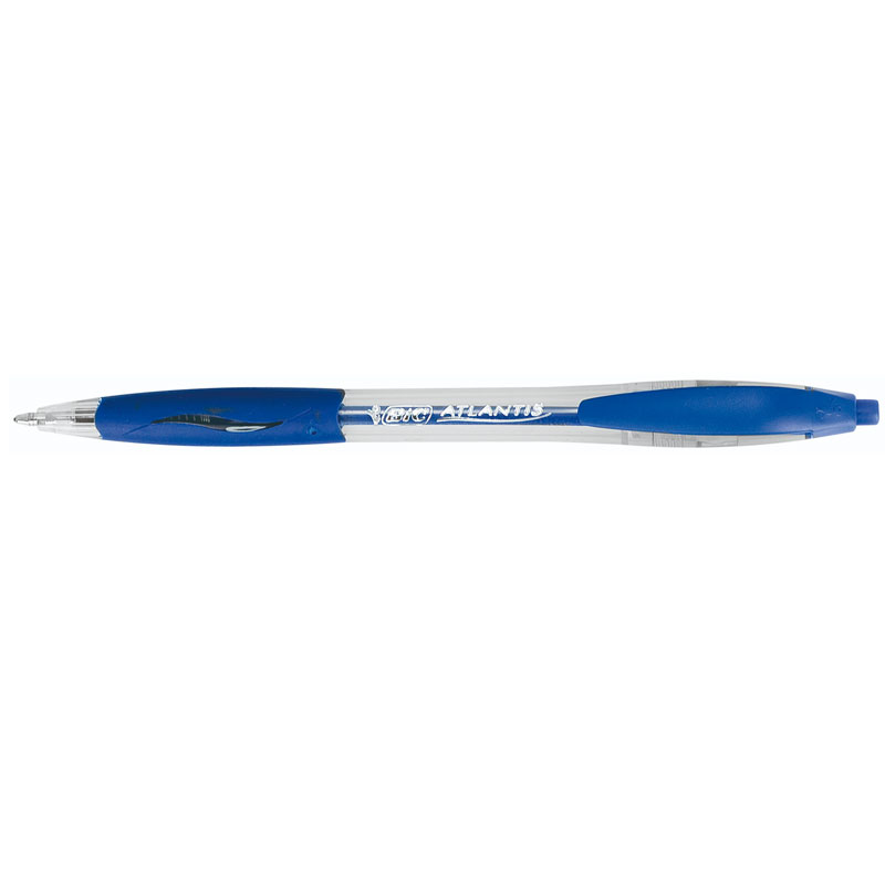 Pix Cu Mecanism Albastru Grip Atlantis Clic Bic | Birotic Shop