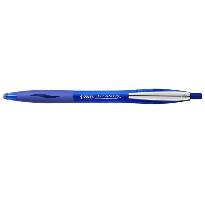 Pix Cu Mecanism Albastru Atlantis Clic Soft Bic | Birotic Shop